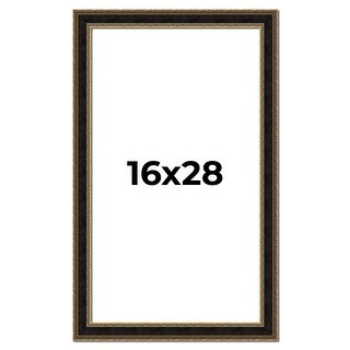 16x28 Frame Gold Antique Vintage Sold Wood Picture Frame | 1.75 Inch ...