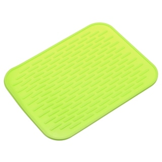 Silicone Drain Pad Heat Insulation Hot Pot Holder Dish Drying Mat-Sky ...