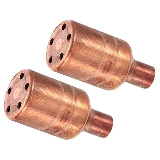 2pcs Copper Liquid Distributor, 1/8 x 3/8 Inch 5 Hole Joints Liquid ...