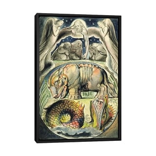 iCanvas "Behemoth And Leviathan (after William Blake)" by John Linnell ...