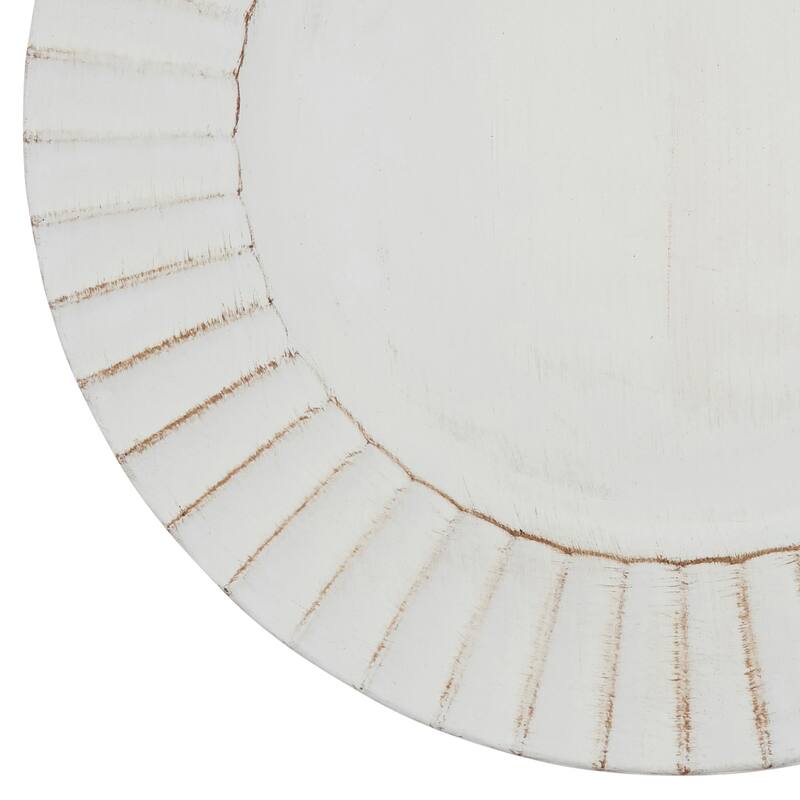 Ruffled Design Charger Plates (Set of 4) - On Sale - Overstock - 31418301