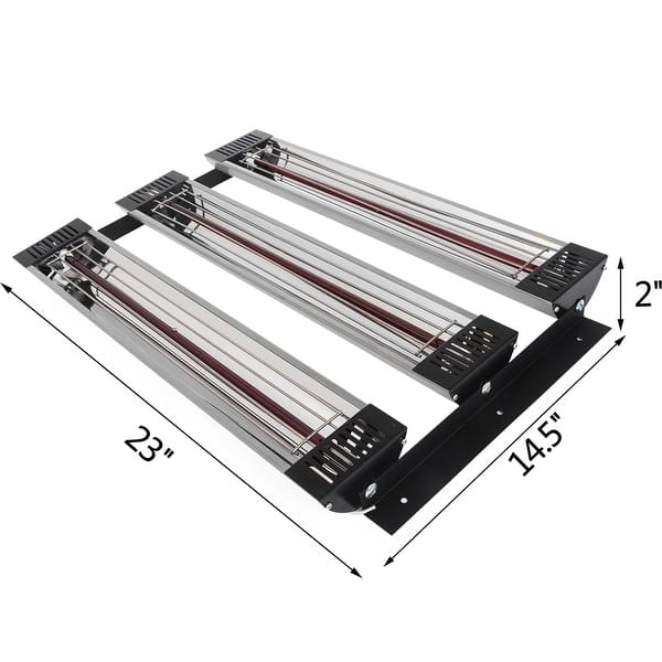 Paint Booth Heater 3000W Paint Spray Booth Automotive Heater Lamp 2 x ...