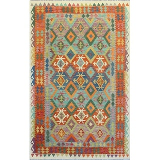 Flatweave Lynwood Rust/Green Rug - 6'4" x 9'10" - Bed Bath & Beyond ...