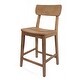 Rustic 24-inch Torino Wood Counter Stool - Bed Bath & Beyond - 10949277