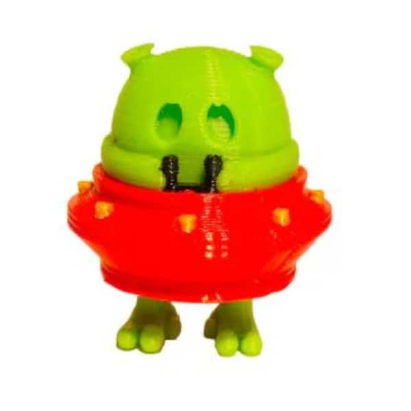 3D Printed Mini Alien Driving A Ufo Figurine - Bed Bath & Beyond - 42336366
