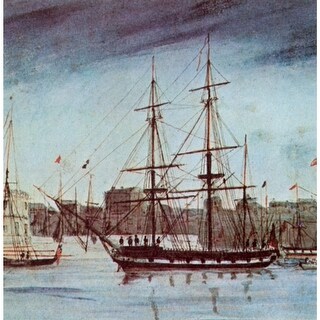 Darwin Hms Beagle 1831. /Nthe Hms Beagle Aboard Which Charles Darwin ...