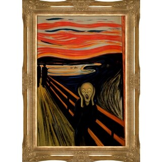 Edvard Munch 'The Scream' Hand Painted Oil Reproduction - Bed Bath ...