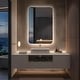 Square Rounded-Corner LED Mirror, both Stylish and Practical - Bed Bath ...