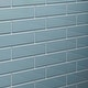 Cruz Bay Studio MKT2909 2" x 8" Glass - 2" x 8" Brick Wall Tile - - Bed ...