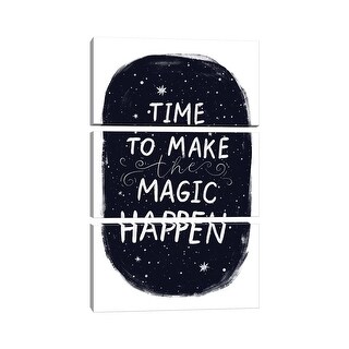 iCanvas "Its Time To Make Magic Happen" by Pixy Paper 3-Piece Canvas ...