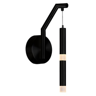 Flute 1 Light LED Wall Sconce With Black Finish - Bed Bath & Beyond ...