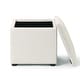 Boucle Square Storage Cube Ottoman in Cream - Bed Bath & Beyond - 38207119