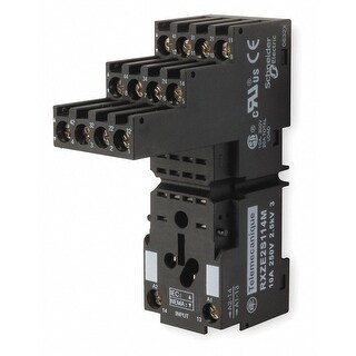 Schneider Electric Relay Socket, Square, 14 Pins, 10 A RXZE2S114M - 1 ...