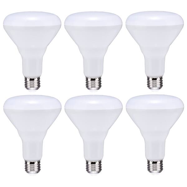 8.5 Watt BR30 LED 4000K 80 CRI Medium Base 120 Volts Dimmable 6-pack ...