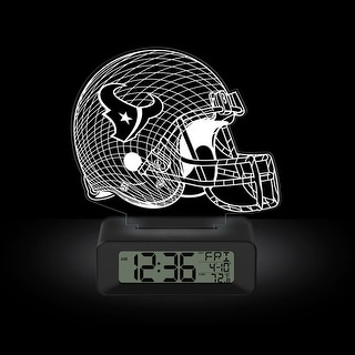 Game Time NFL Houston Texans Color-Changing Led 3d Illusion Alarm Clock ...