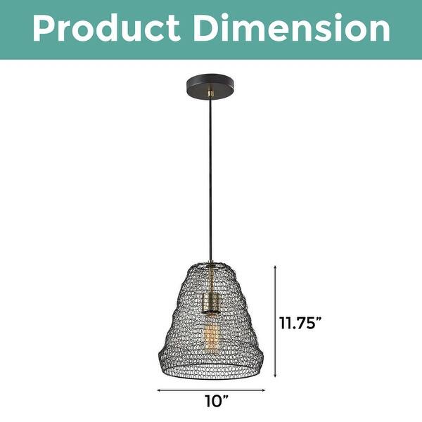 Industrial hanging light mesh pendant light Metal adjustable light - N ...