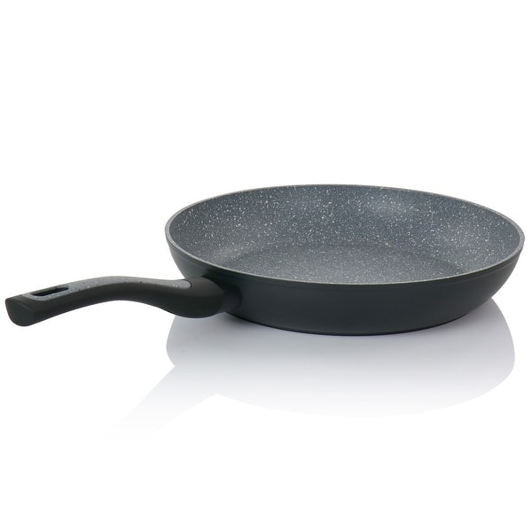 Oster Bastone 12 Inch Aluminum Nonstick Frying Pan in Speckled Gray ...