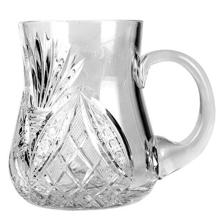 Neman Glassworks Crystal Cut High-End Beer Glass / Mug - Bed Bath ...