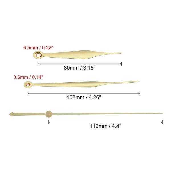 Clock Hands Kit, 10 Set Clock Hands Kits Clock Mechanism Aluminum, Gold ...