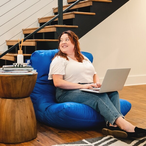 Big Joe Roma Bean Bag Chair Sapphire