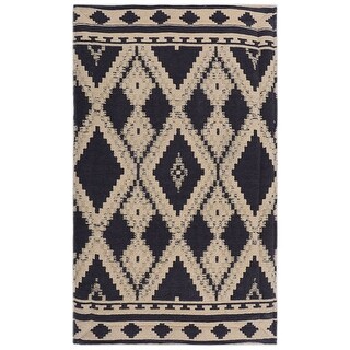 RugSmith Yellow Machine Woven Diamonds Anti-Fatigue Kitchen Mat, 20" x ...