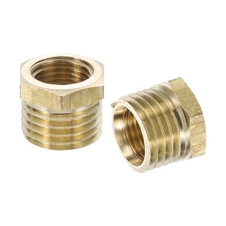 Female Brass Reducer Hex Bushing Threaded Pipe Fitting, Brass Threaded ...