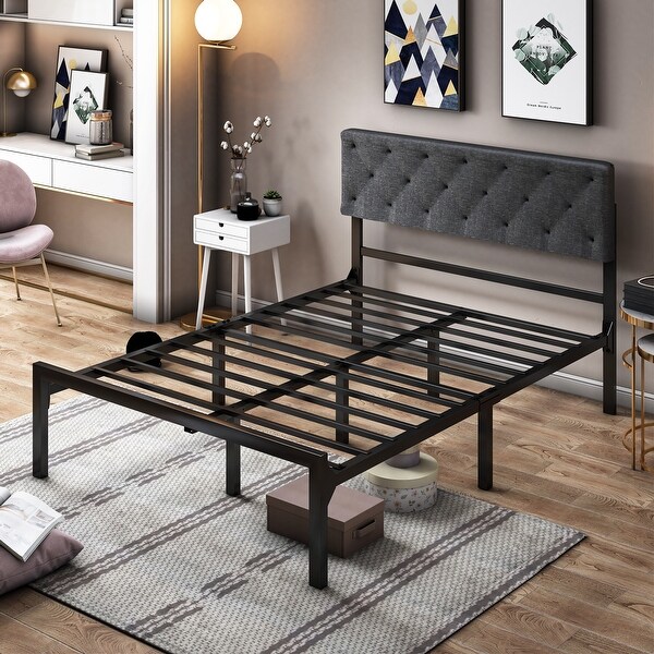 Square metal bed frame store