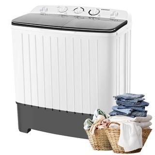 JEREMY CASS 1.73 cu ft. Portable Mini Compact Twin Tub 17.6lb Washing ...