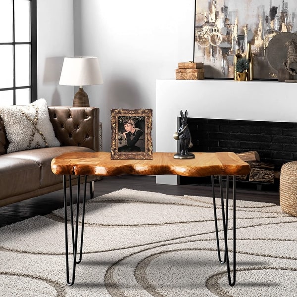 Cedar Live Edge Small Coffee Table - Bed Bath & Beyond - 37516008