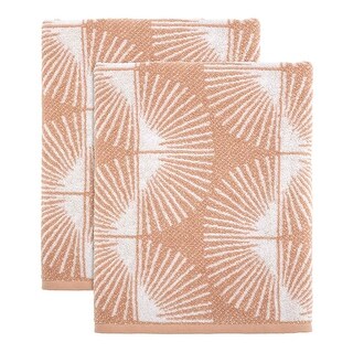 Nicole Miller Kendall Clay Bath Towel 2 Pack - Bed Bath & Beyond - 40721027