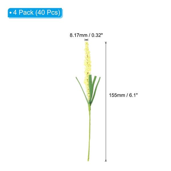 Artificial Stamen, Mini Fake Wheat Ears Flower Bouquet for Craft ...