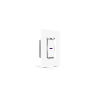 iDevices IDEV0009 Smart Home In-Wall Universal Dimmer Switch with WiFi ...