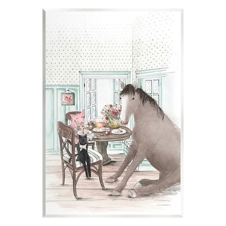 Stupell Animals Sharing Meal Wall Plaque Art Design by Kamdon Kreations ...