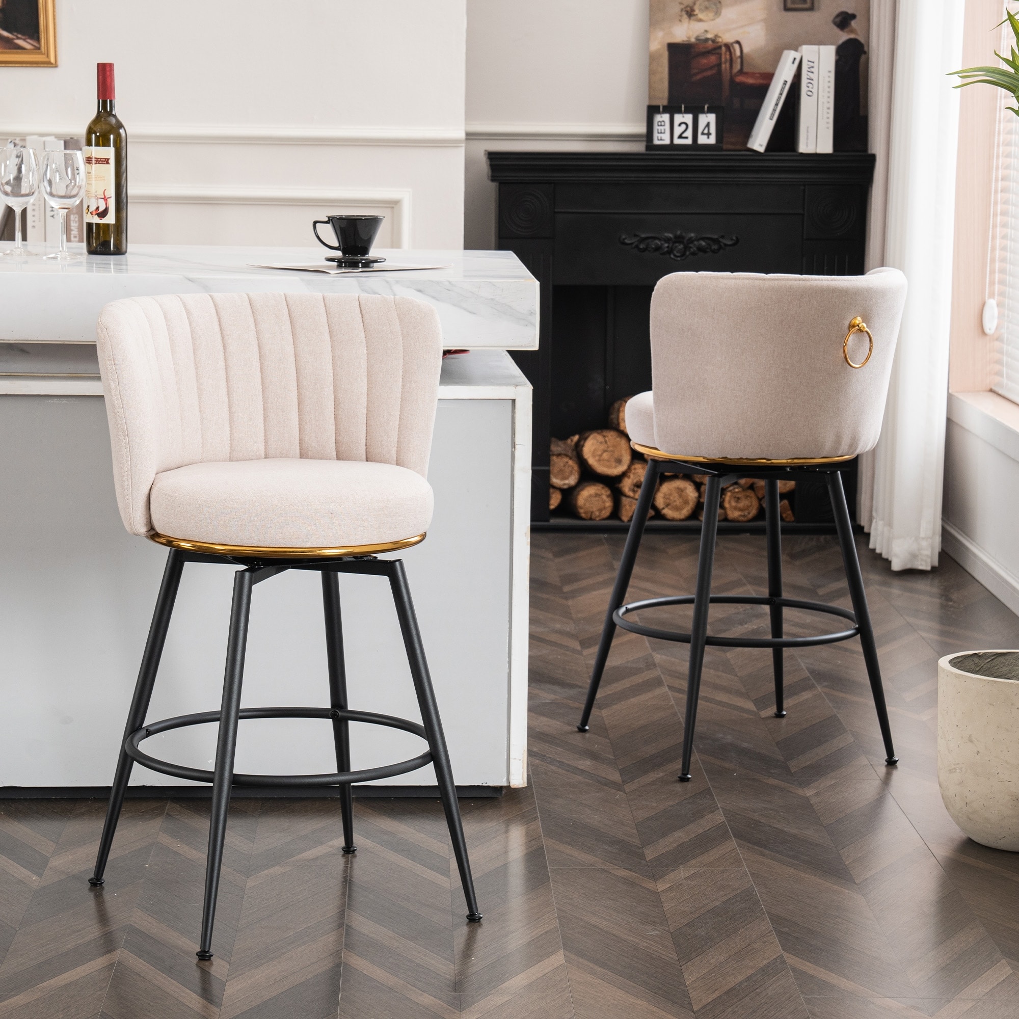 Elegant bar stools for kitchen store