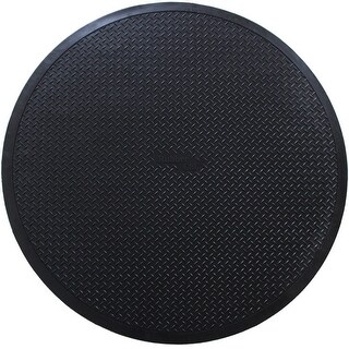 Rubber-Cal Circular Rubber Swing Set Mat - 48" Diameter - 48in Diameter ...
