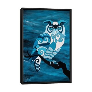 iCanvas "Dark Mystic Owl II" by Barbara Rush Framed - Bed Bath & Beyond ...