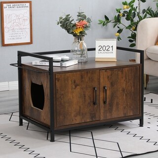 Modern Practical Solid Wood Walnut and Espresso Dedside Table Coffee ...