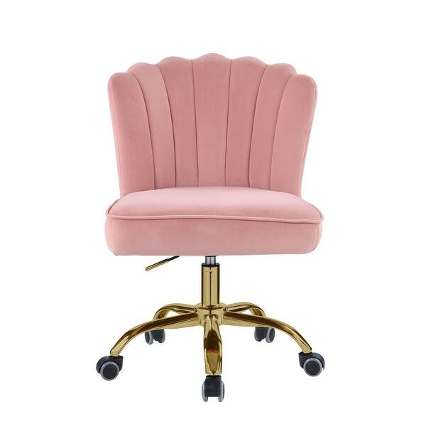 Modern Luxury Style Seashell Pattern Design Swivel & Adjustable Velvet ...