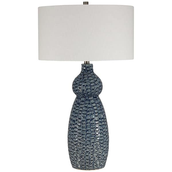 Uttermost Holloway Cobalt Blue Table Lamp - Overstock - 32955863