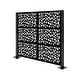 HighlanderHome Freestanding 8-foot Modular Metal Privacy Screen - Bed ...