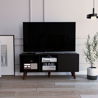 45" inch TV Stand Media Console Cabinet, Modern Entertainment Center ...