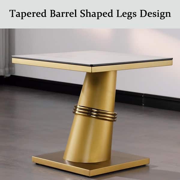 brushed gold table