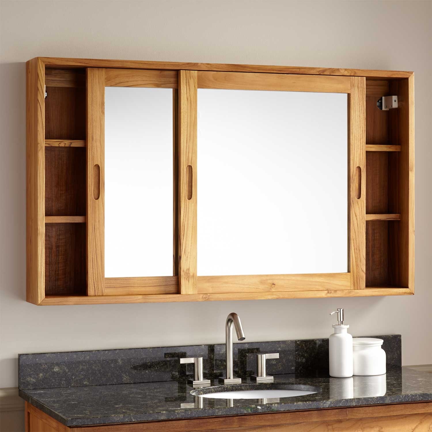 Wulan teak medicine cabinet store