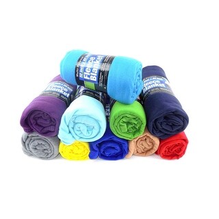Fleece Throw Blanket Assorted Colors Case Pack 24 - Bed Bath & Beyond ...