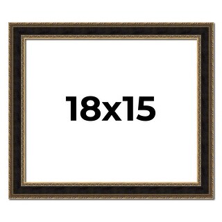 18x15 Frame Gold Antique Vintage Sold Wood Picture Frame | 1.75 Inch ...
