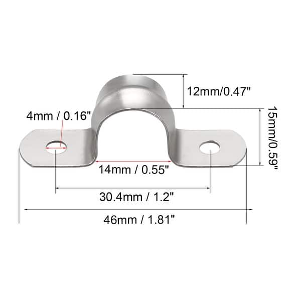 Rigid Pipe Strap Tube 304 Stainless Steel Tension Tube Clip Clamps ...