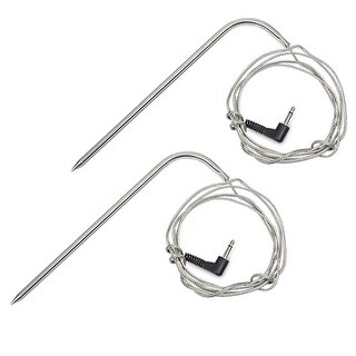 Pit Boss Advanced Meat Temperature Probe Set 2 Pack 6" Probes 48" Wires ...
