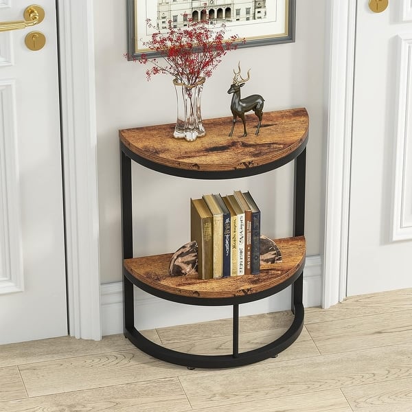 Semi Circle End Table Small Half Round Side Tables - Bed Bath & Beyond ...