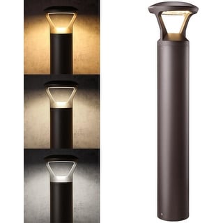 120V-277V Commercial 3CCT LED Bollard Landscape Pathway Light, 0-10V ...
