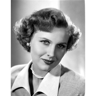 Lynn Roberts Posed in Formal Dress with a Little Smile Photo Print ...